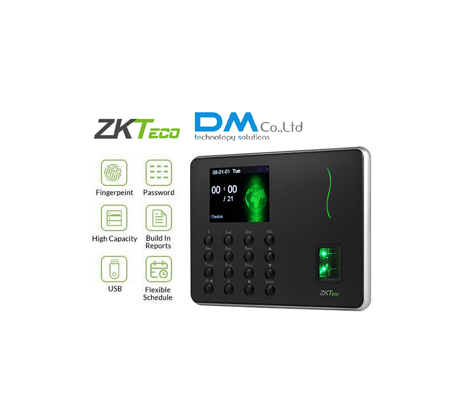 Máy chấm công vân tay hỗ trợ Wifi ZKTECO WL10 - CÔNG NGHỆ ĐỨC MINH